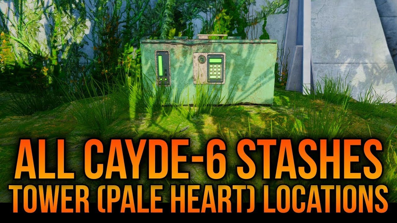 Destiny 2 - ALL Cayde -6 Hidden Stashes Tower (PALE HEART) Locations - YouTube