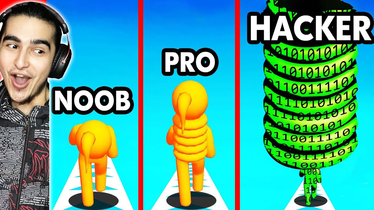 NOOB PRO HACKER UZUN BOYLU OLDUM! 😂 Long Neck Run - YouTube