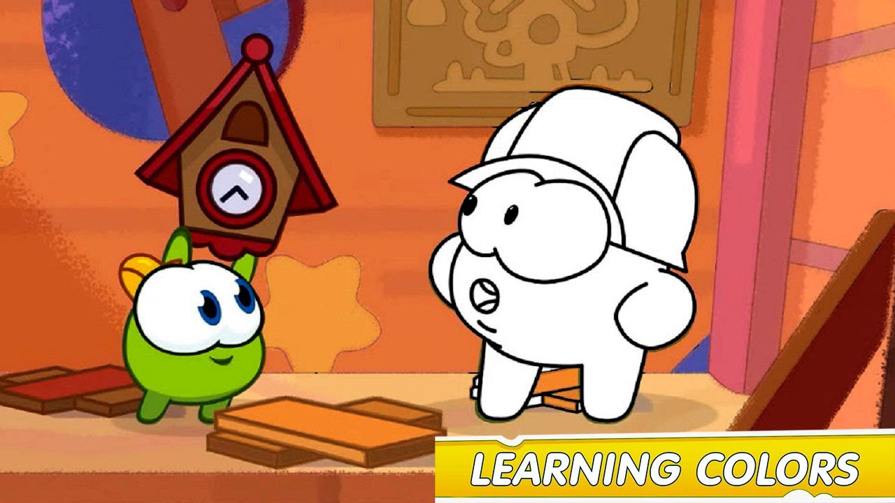 Colouring Book - Learning colours with Om Nom: Tree House - YouTube