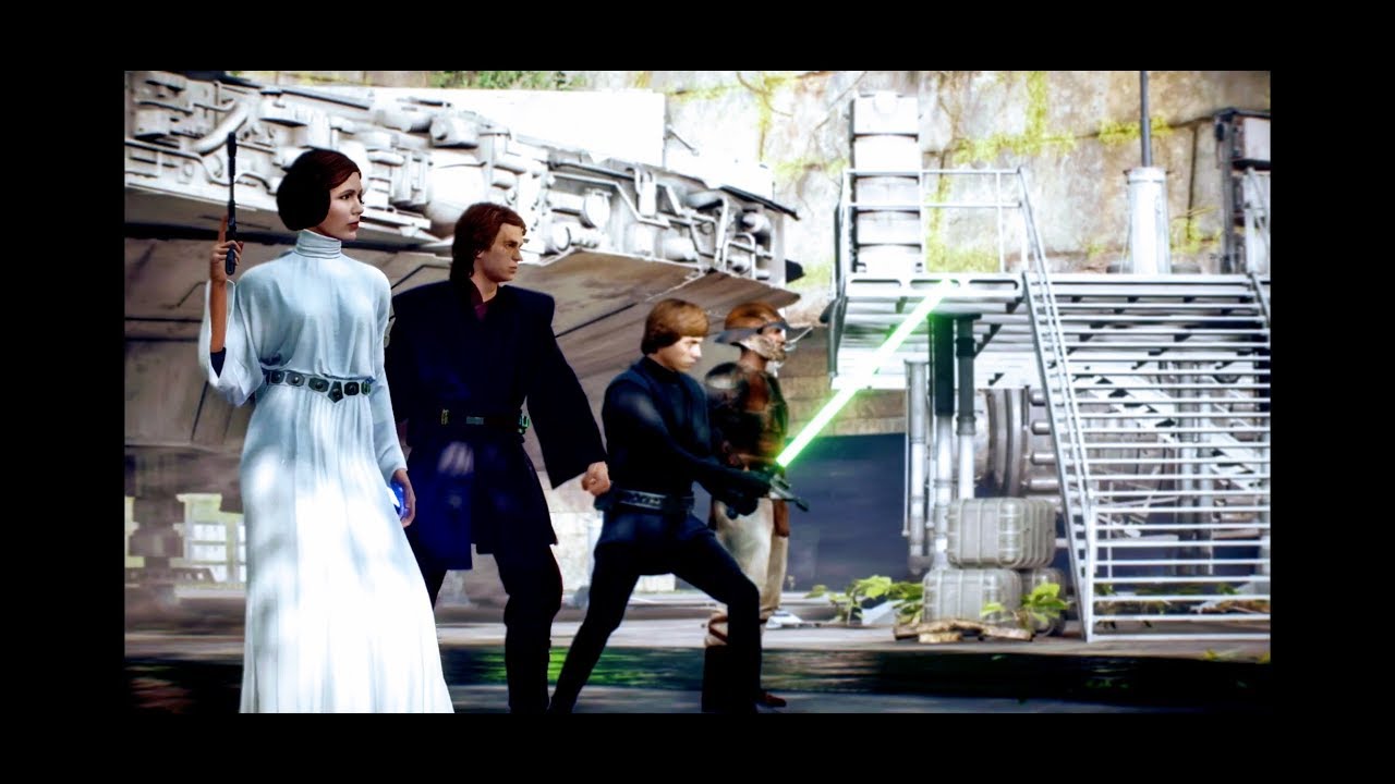 Princess Leia Skin HVV Gameplay [1080p] | STAR WARS™ Battlefront™ II ...