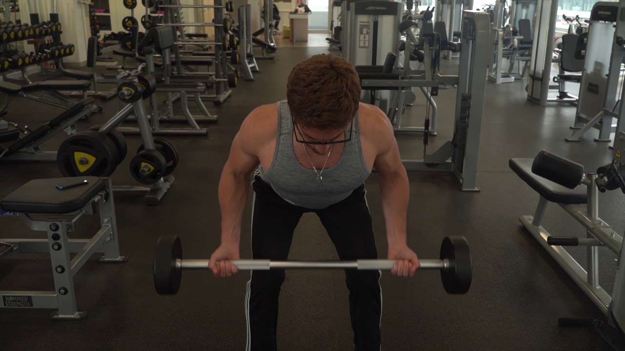 Remo parado con barra - YouTube