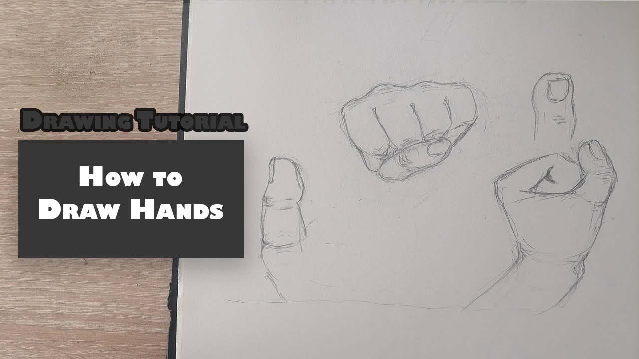 How to draw Hands for Beginners | Drawing Tutorial - YouTube