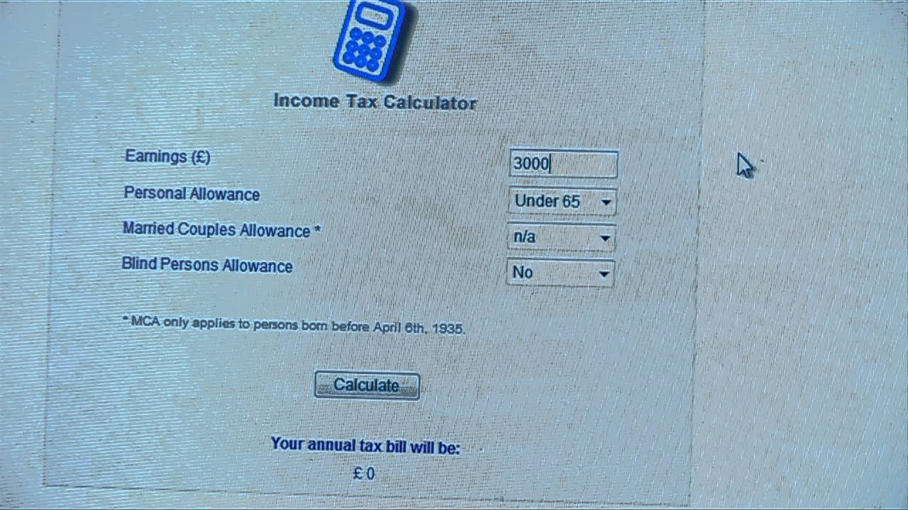 How to calculate taxable income - YouTube