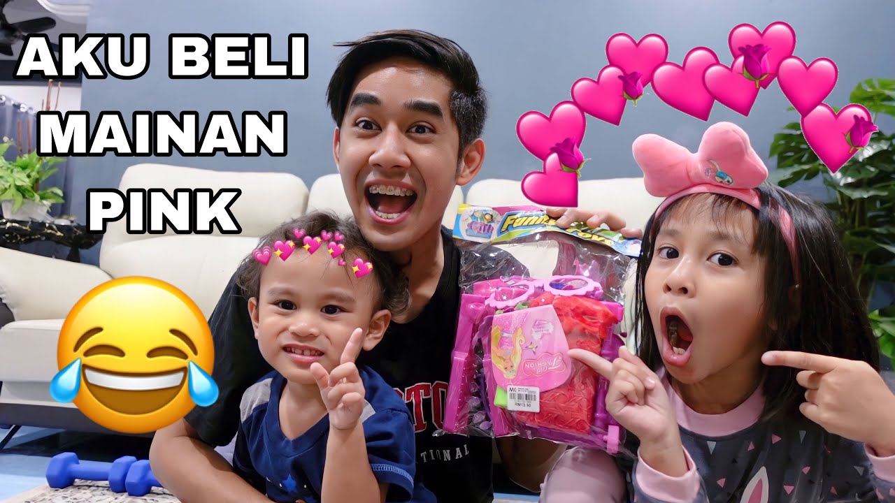 AKU BELI MAINAN PINK 😂💕 - YouTube