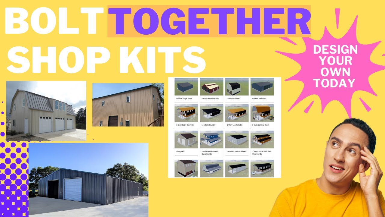 💥 The Giant Build! 30x100 Gable Roof Shop Kit – Create Your Ultimate ...