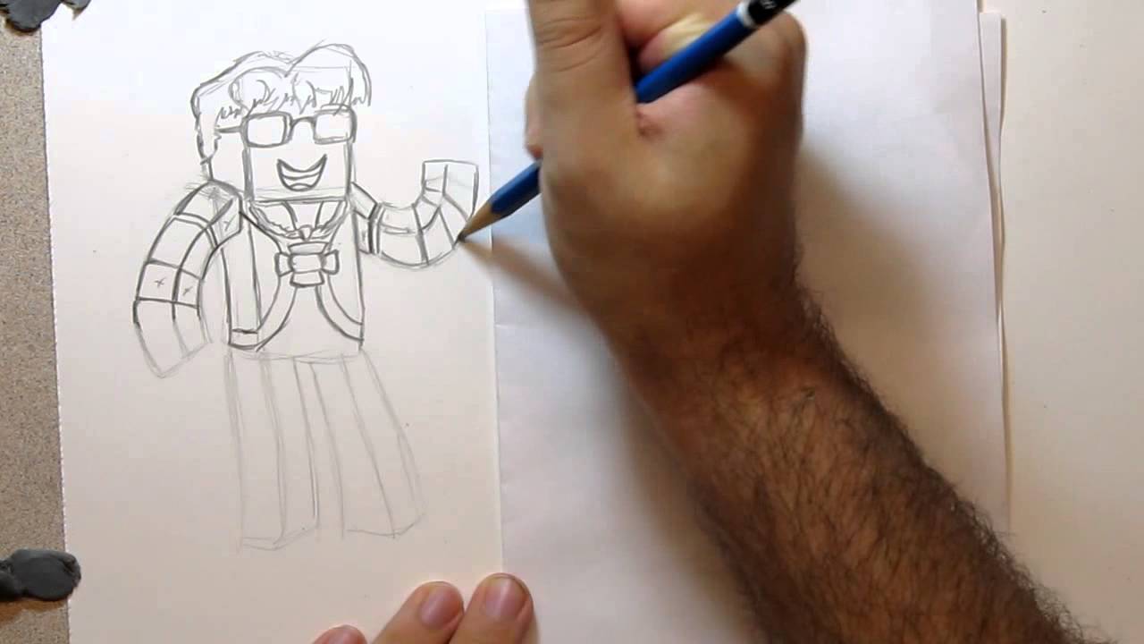 How To Draw Skydoesminecraft Step By Step Part 1 - YouTube