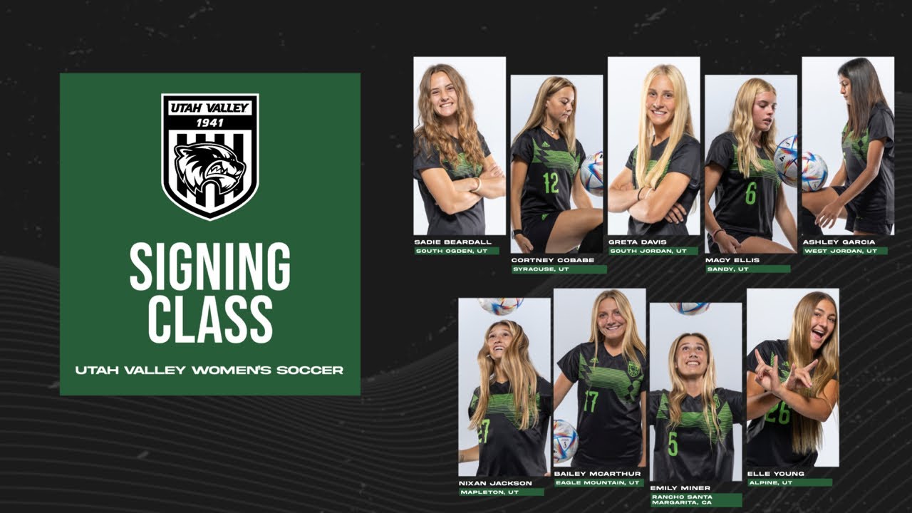 UVU Soccer: Women's Soccer 2023 Signing Class - YouTube