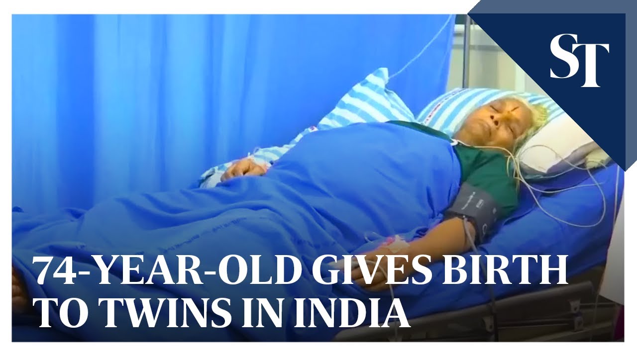74-year-old gives birth to twins in India - YouTube