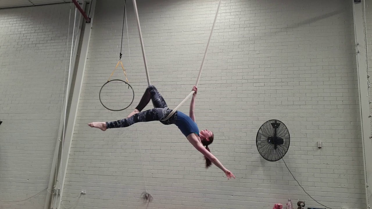 Aerial Cloud Training - Practicing routine 1 - YouTube