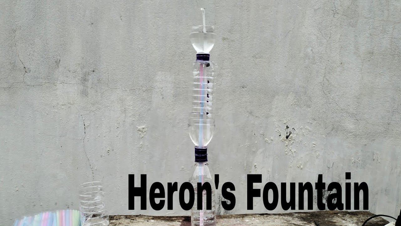 How to make a Non Stop Heron's Fountain at home simple way 😊 - YouTube