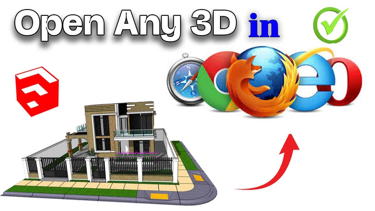 Export 3D Models to Browser in SECONDS with SketchUp | Open SketchUp ...