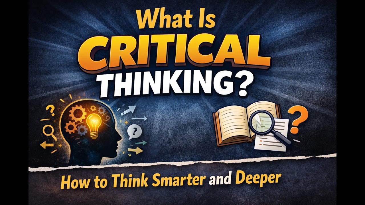 What is critical thinking, and why is it so difficult to teach? - YouTube