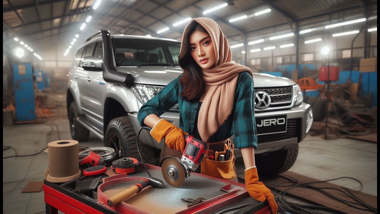 Mechanic Workshop Bliss: ASMR with Grinding, Hammering, and Welding ...