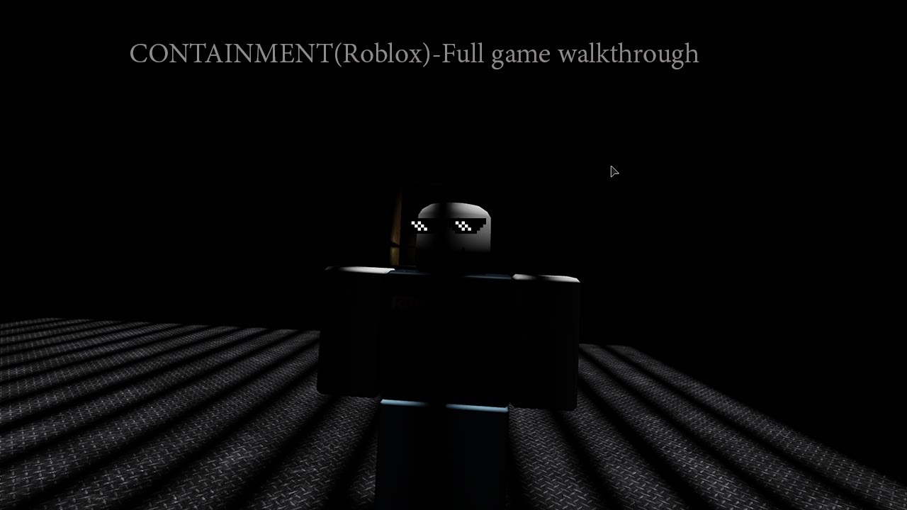 CONTAINMENT(Roblox) - Full game walkthrough (solo) - YouTube