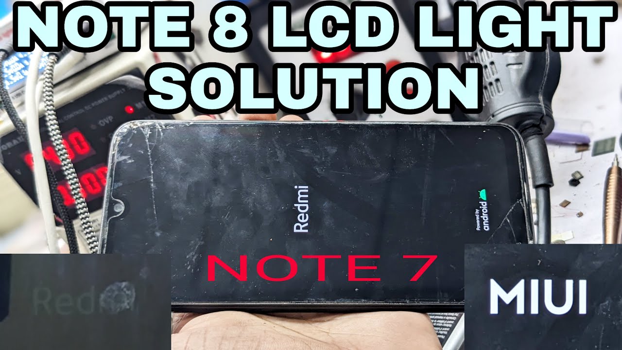 Redmi note 7, note 8 display light problem | Redmi note 8, note 7 ...