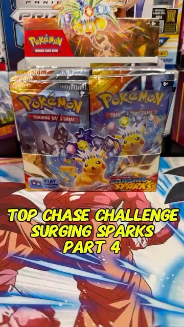Part 4 | Top Chase Challenge Surging Sparks #pokemon #pokemontcg - YouTube