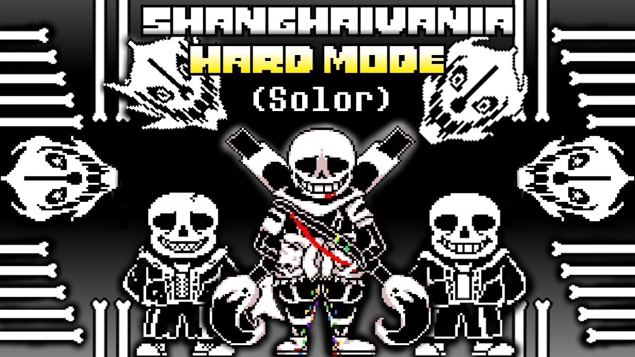 Ink sans Shanghaivania Hard Mode Mod by Solor [언더테일 팬게임] - YouTube