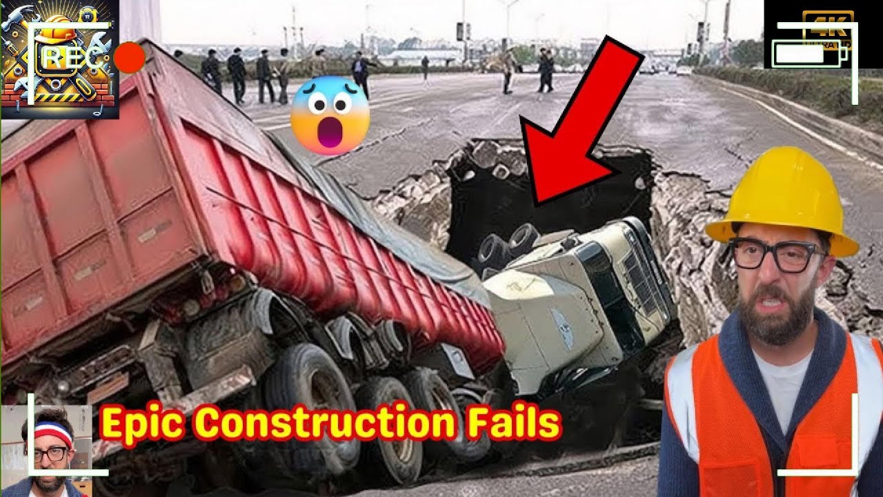 Funniest Construction Site Antics Caught On Camera part 32 - YouTube