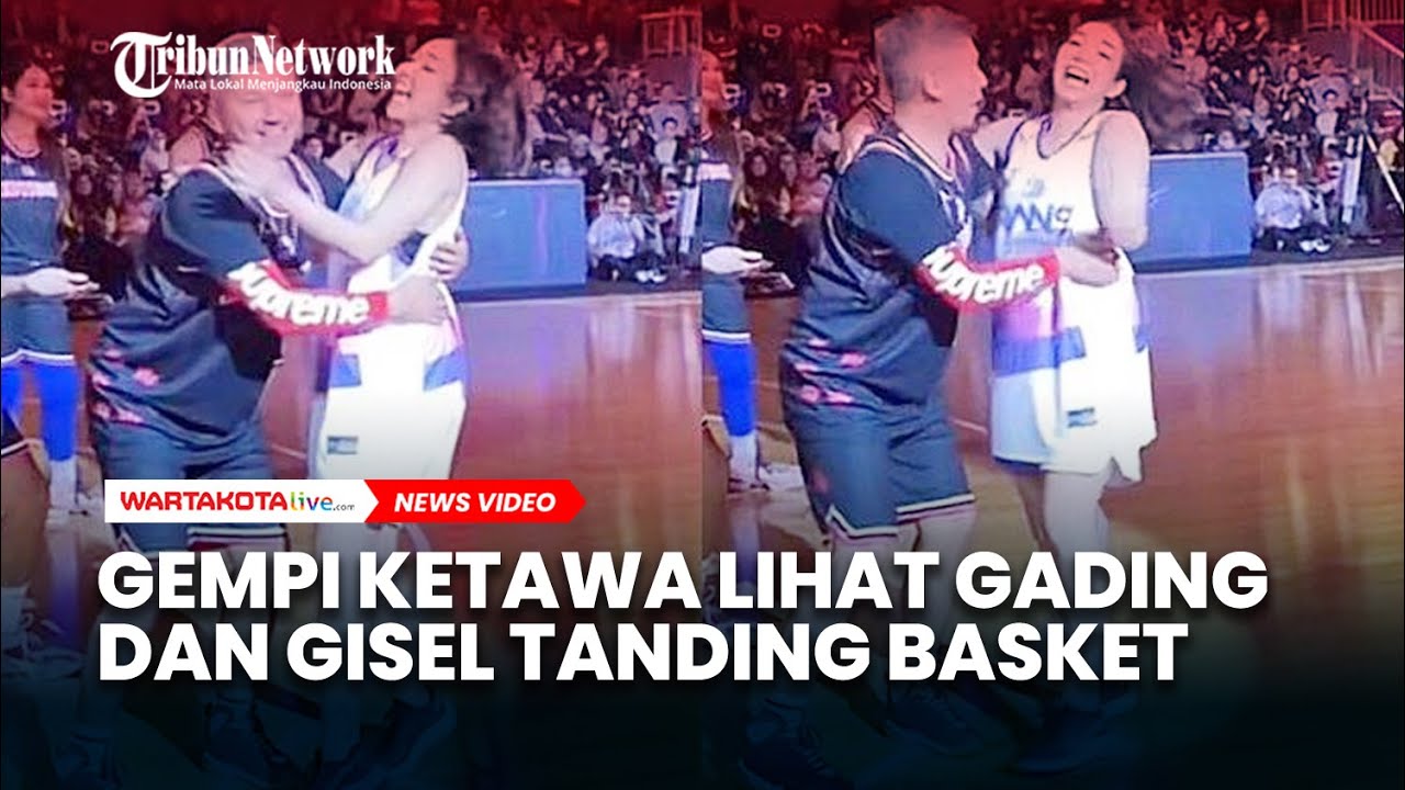 Reaksi Gempi Melihat Gading Marten dan Gisella Anastasia Tanding Basket ...