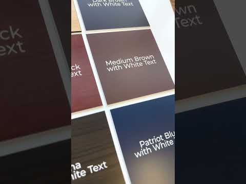 Engraved Office Sign Color Swatches from Office Sign Company of Fargo ...