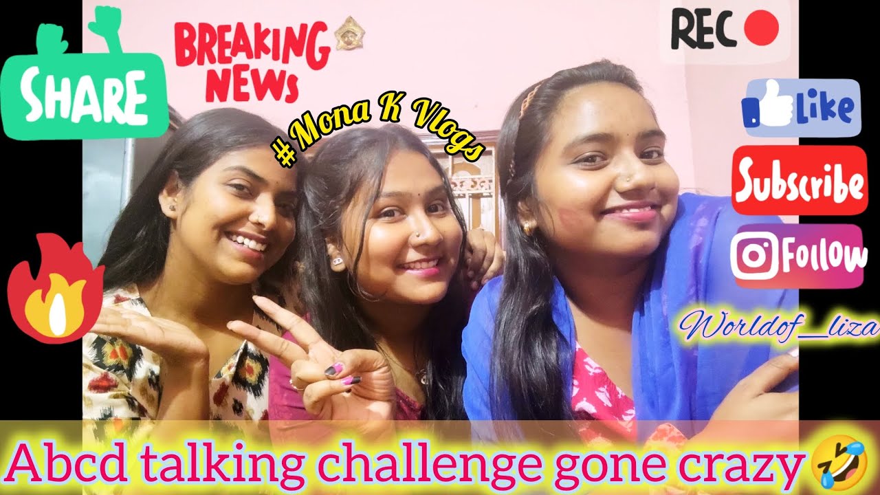 Abcd talking challenge.||इसको देख के हँसी रुकेगी नहीं||#abcdchallenge # ...