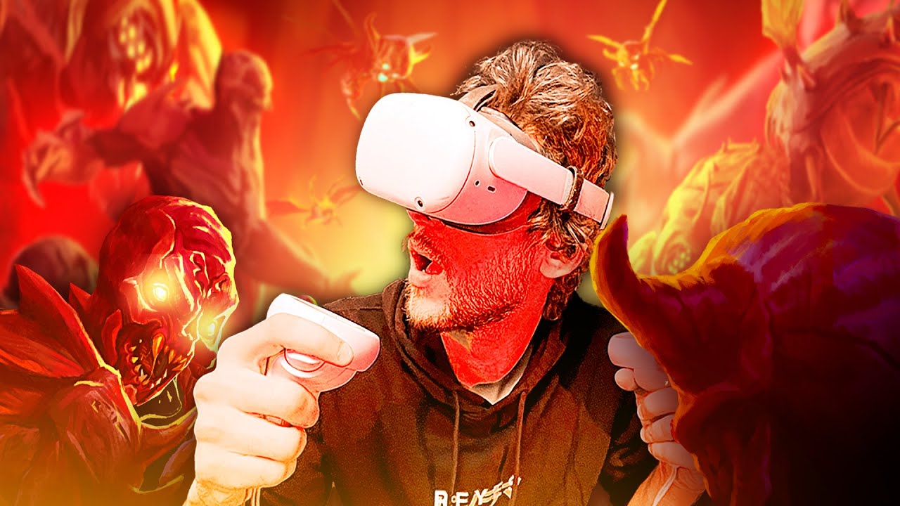 Un DOOM-LIKE en VR ! (c'est une dinguerie!) - DEAD HOOK VR - Giveaway - YouTube