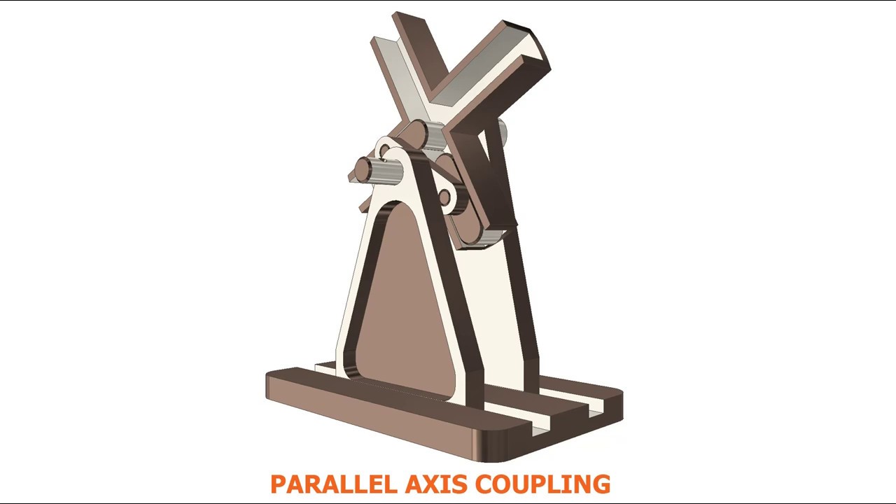 Tutorial Inventor - 021 PARALLEL AXIS COUPLING - ASSEMBLY - YouTube