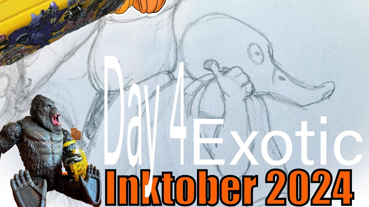 Inktober Day 4: Exotic - YouTube