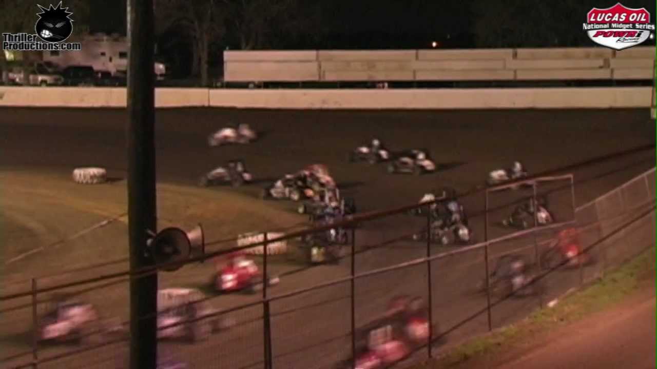 POWRi Midgets at Cowtown Speedway Fri 3-16-12 Highlights - YouTube