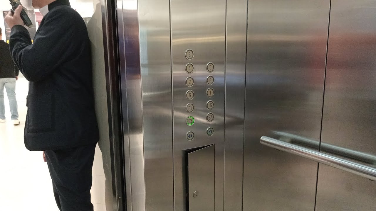 (Retake 3) Very Busy Schindler Scenic Elevator/ Lift with Touchless ...