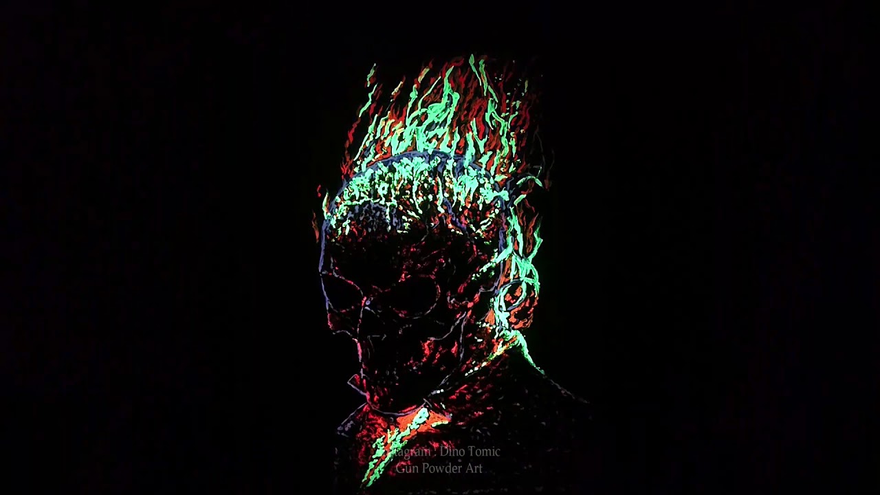 Ghost Rider Gun Powder / Glow Art ( special ending) - YouTube