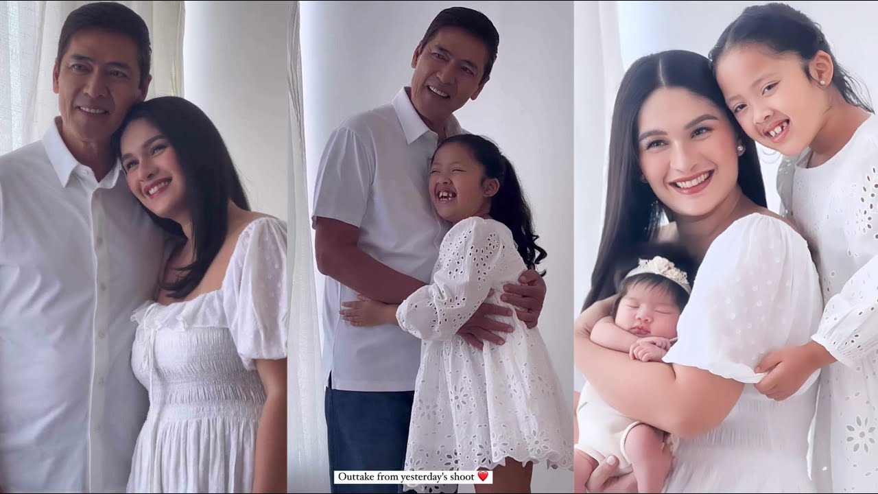 Vic Sotto & Pauleen Luna FIRST EVER Sotto Family Photoshoot with Baby ...