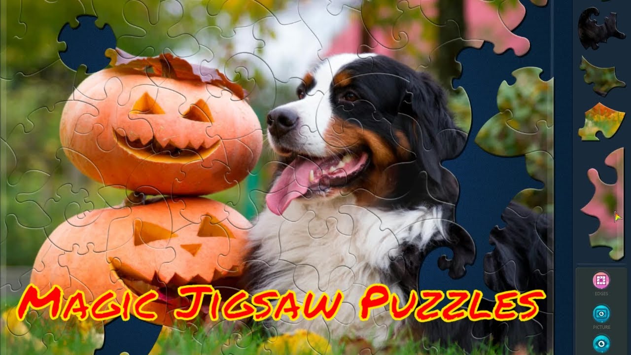 Solving Magic Jigsaw Puzzles 436 (70🧩) Trick or treat?🎃 - YouTube