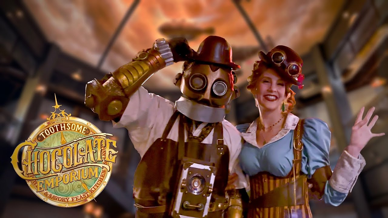 Meet Penelope and Jacques at Toothsome Chocolate Emporium! - YouTube
