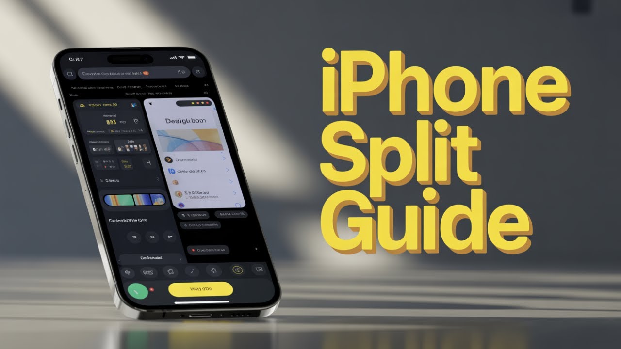 How to Use Split Screen on iPhone 17 - Step By Step Guide - YouTube