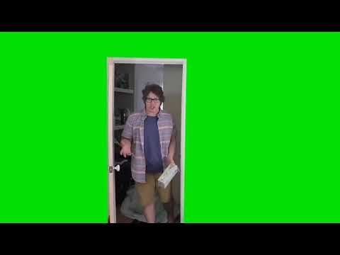 Kapıdan Girip Bağıran Adam - Green Screen