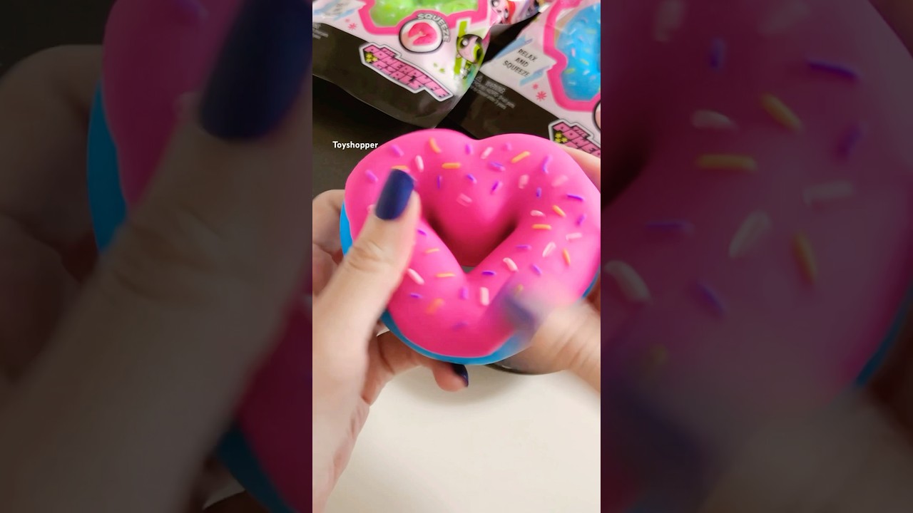 Satisfying The Powerpuff Girl Donut Heart Squeeze #squishy #powerpuffsgirls #สกุชชี่ #toys #asmr ...