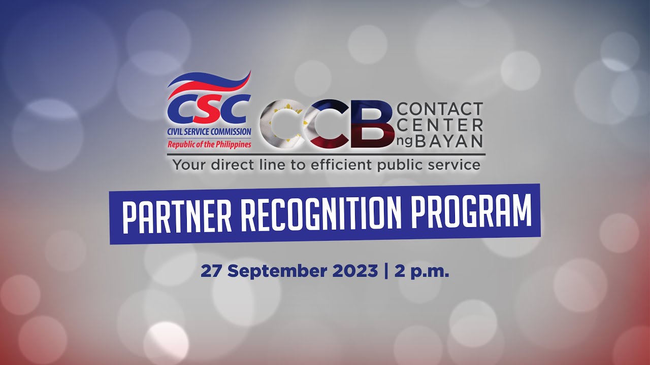 Contact Center ng Bayan Partner Recognition Program - YouTube