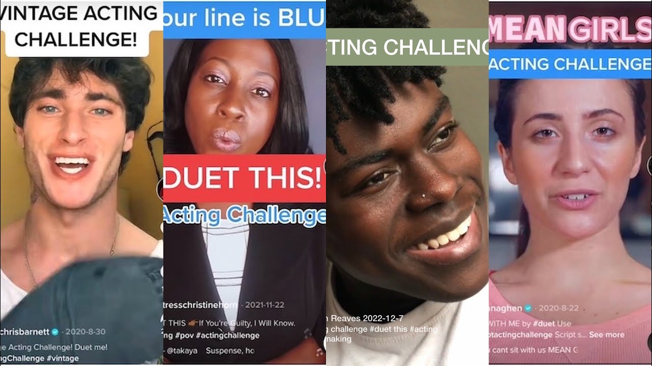 Doing TIKTOK Acting Challenges #1 - YouTube