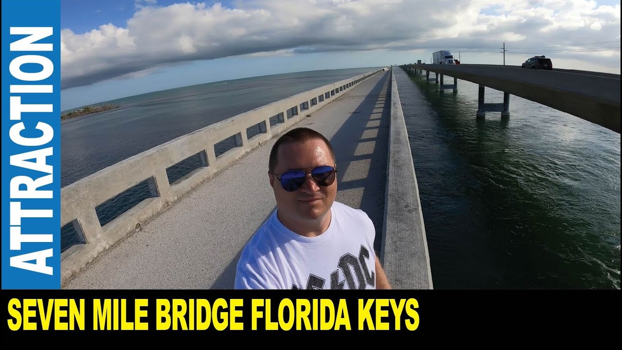 Seven Mile Bridge famous from 1994 movie "True Lies" with ...