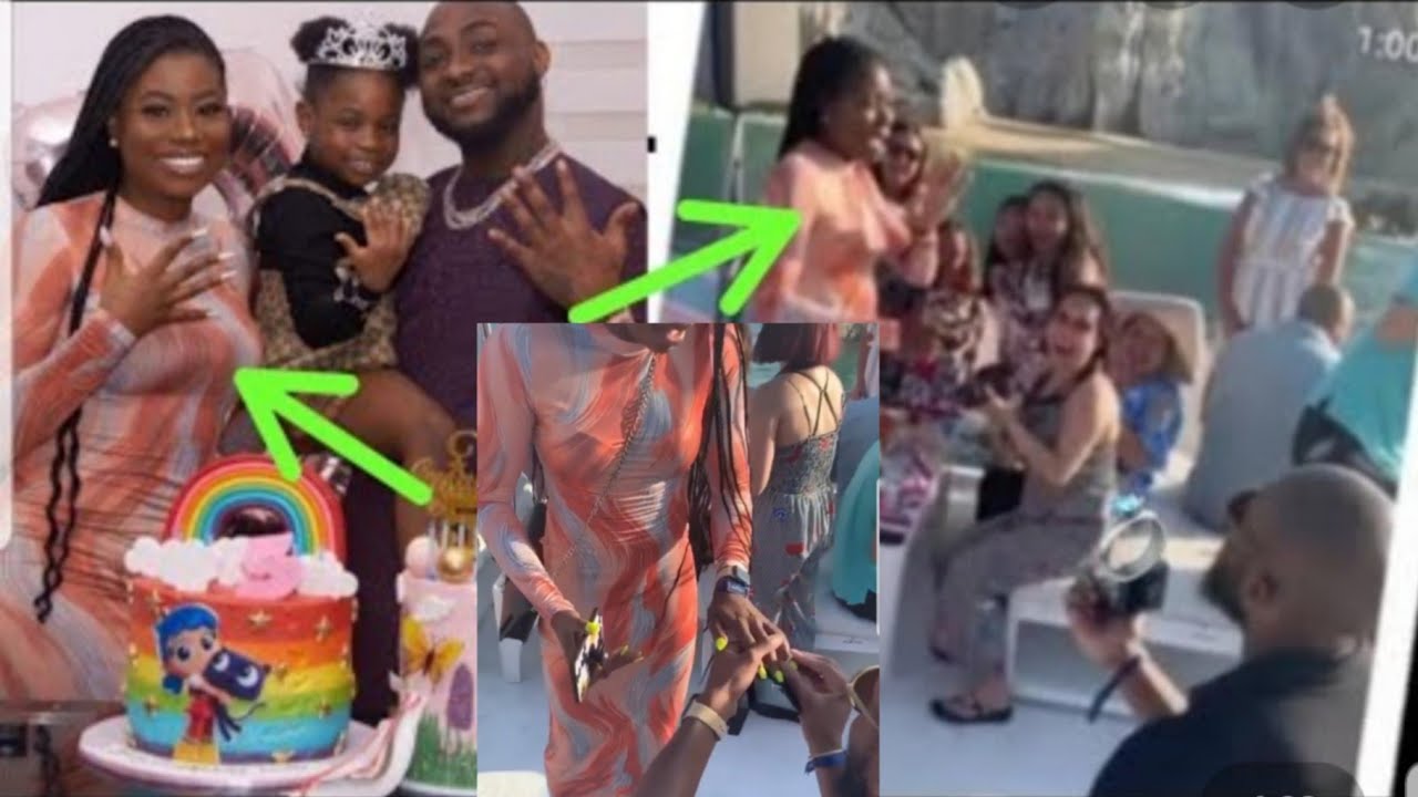 Davido proposed to his first baby mama sophie momodu as chioma's ring ...