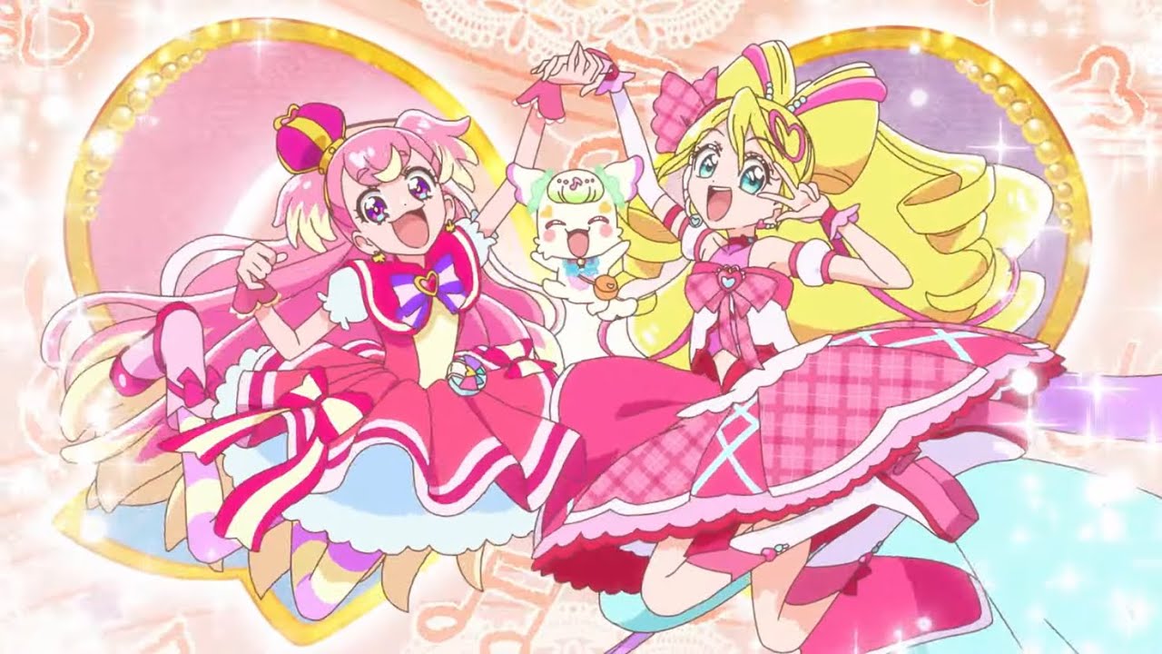 Wonderful Precure Baton Pass! Cure Wonderful And Cure Idol - YouTube