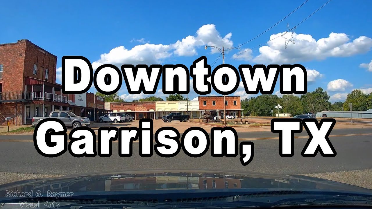 Driving Downtown Garrison, TX (Dash Cam) - YouTube