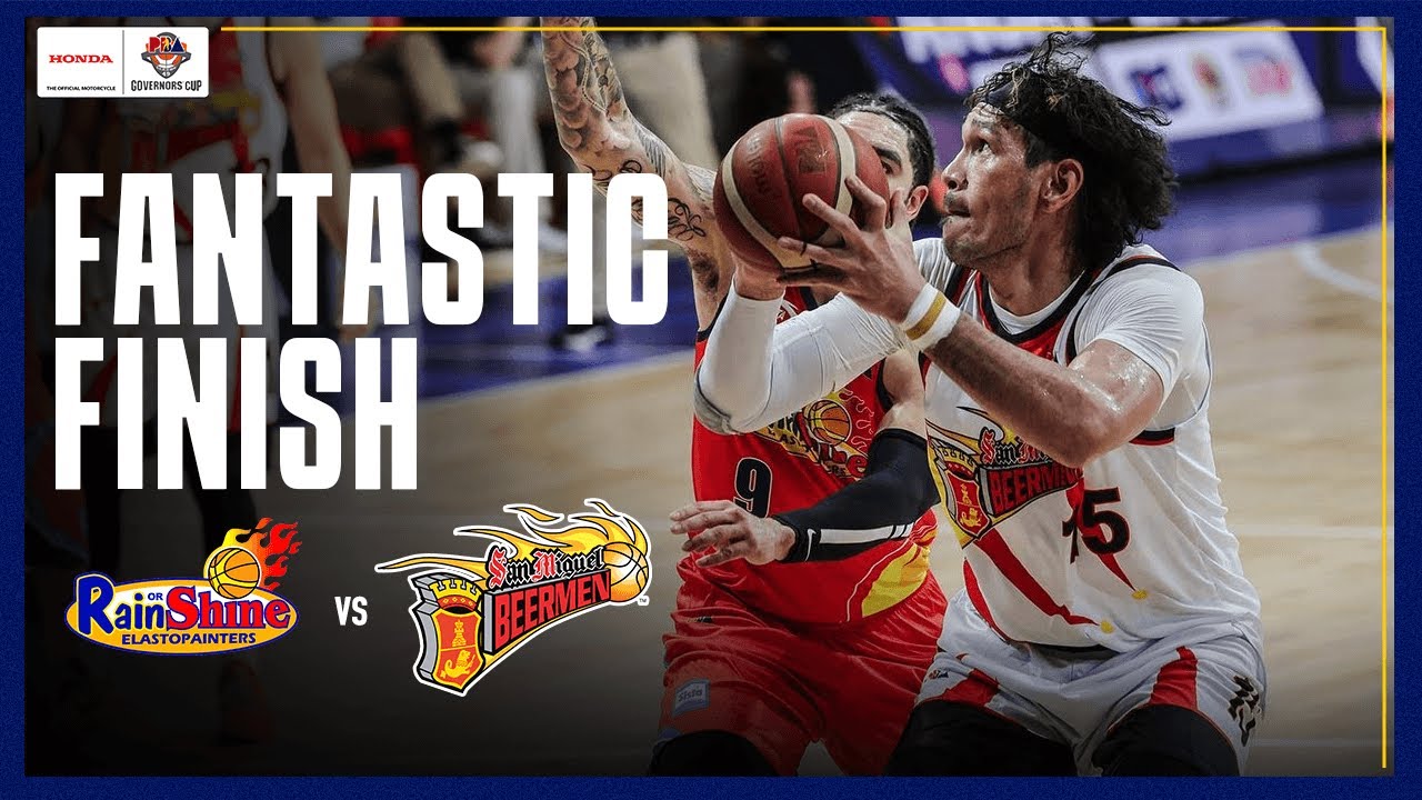 San Miguel’s INTENSE FINISH against Rain or Shine 🤯 | PBA SEASON 49 ...