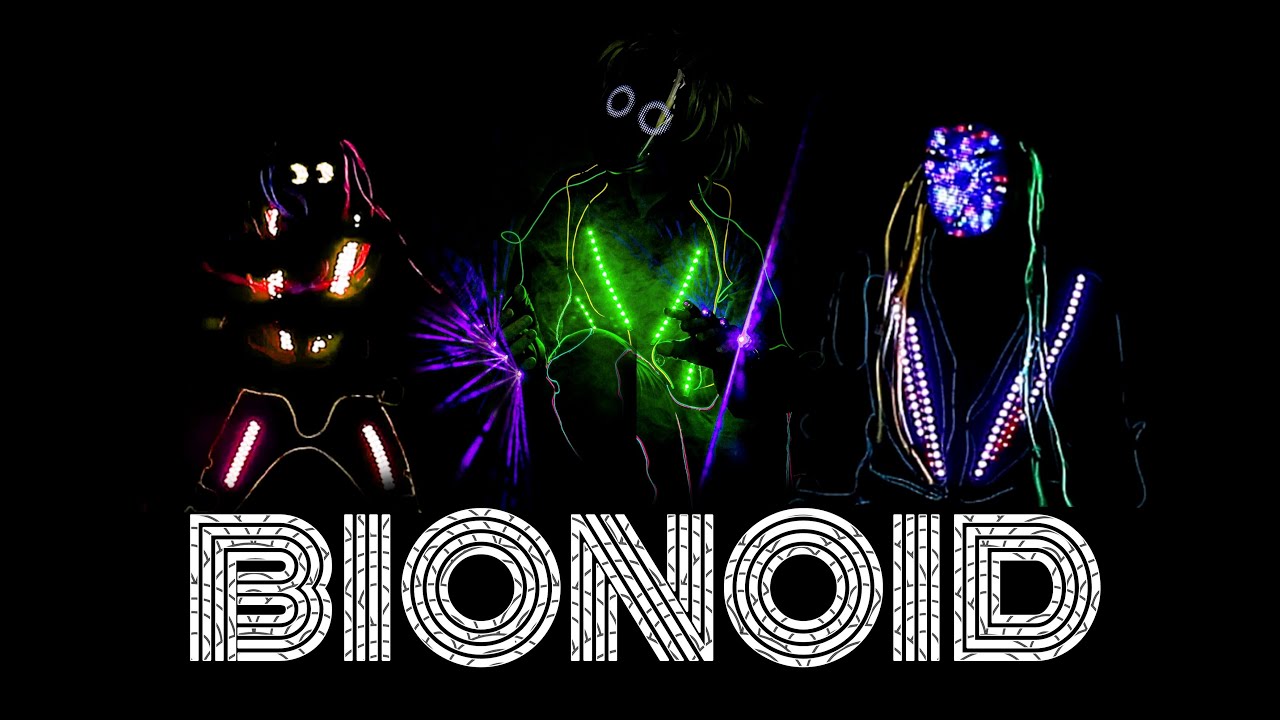 Световое шоу BIONOID - YouTube