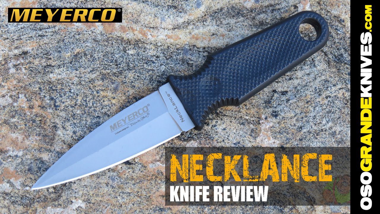 Meyerco Blackie Collins NeckLance Double Edge Neck Knife Review ...