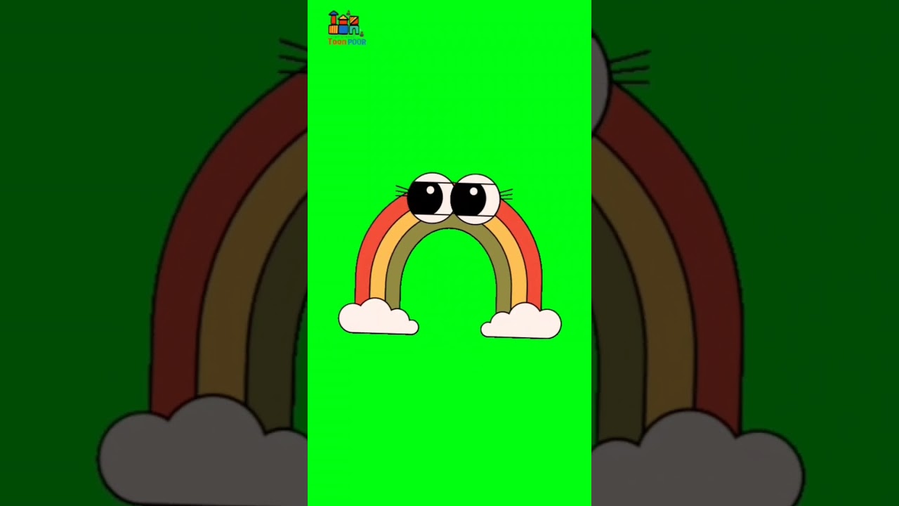 green screen animated rainbow, green screen rainbow, #greenscreen # ...