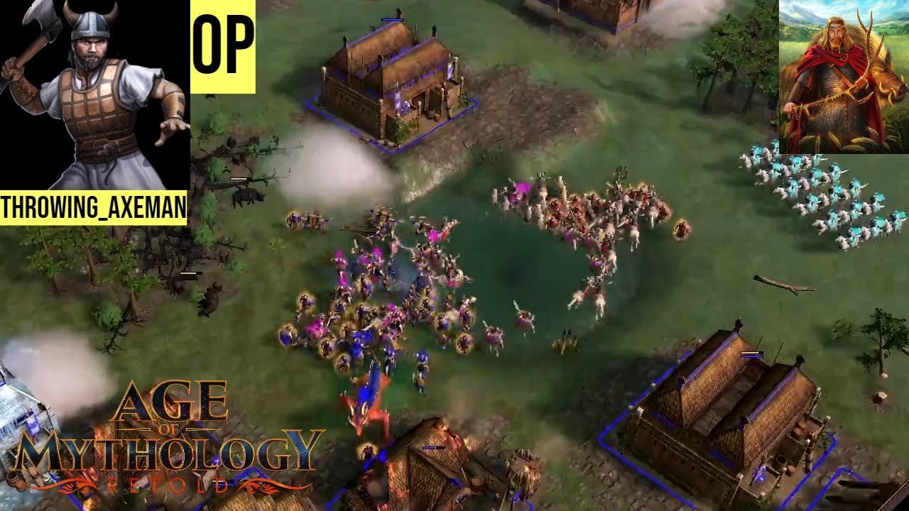 The Throwing Axeman is Overpowered in Age of Mythology Retold ? - YouTube