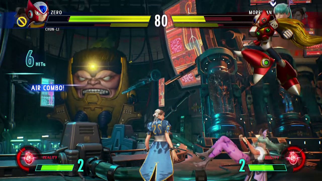 MvCi: FrostyBolty (Chun Li/Zero) vs Mr.E (Chun Li/Morrigan) 1 ...