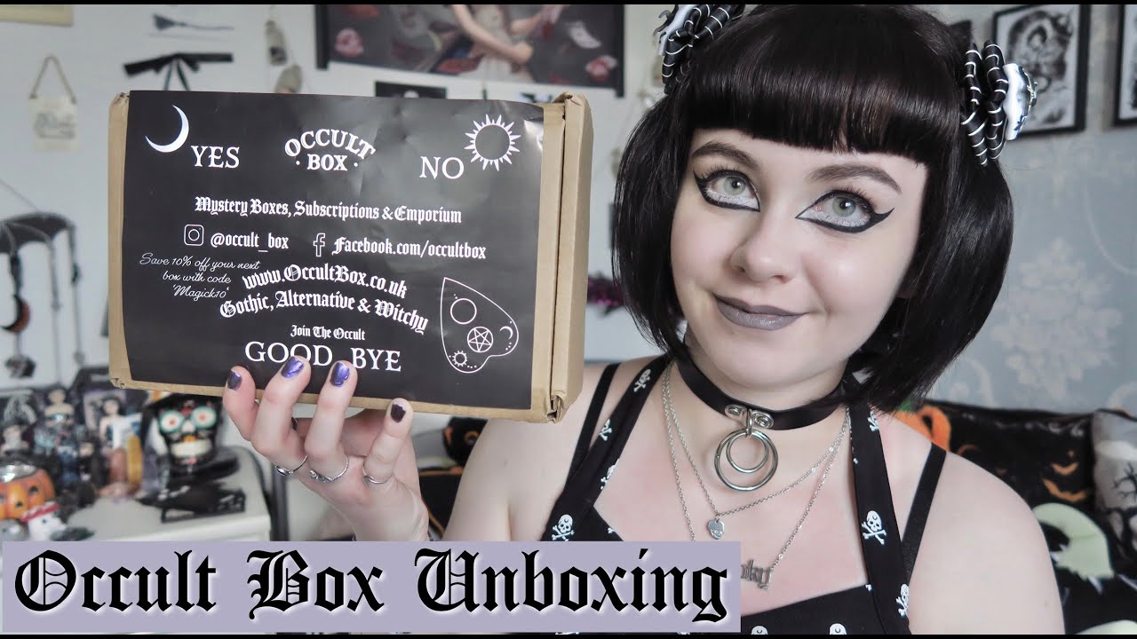 OCCULT BOX UNBOXING - HAUNTED HOUSE - MAYS BOX - YouTube
